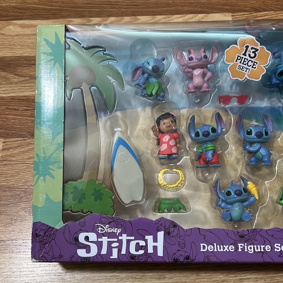 Disney | Toys | Disney Stitch Collectible Deluxe Figure Set 3 Pcs From ...